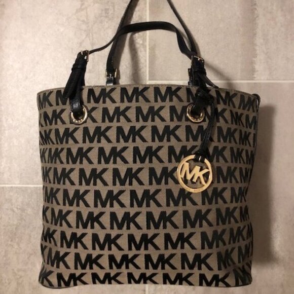 MICHAEL Michael Kors | Bags | Michael Kors Monogrammed Tote Euc | Poshmark